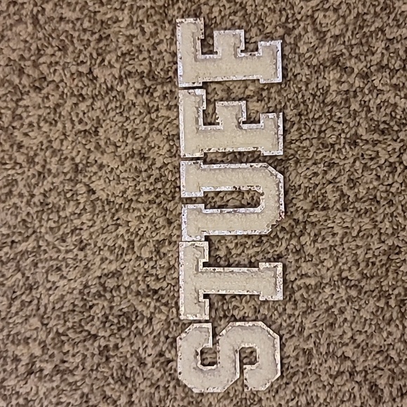 Stoney Clover Lane | Accessories | Stoney Clover Silver Glitter Varsity ...